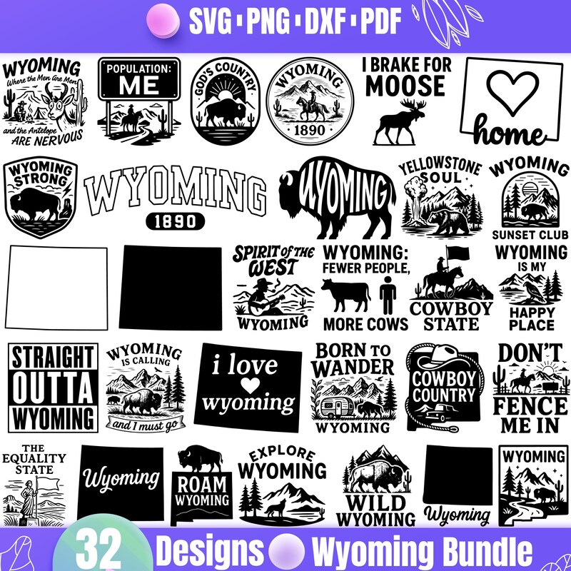 Wyoming - Etsy