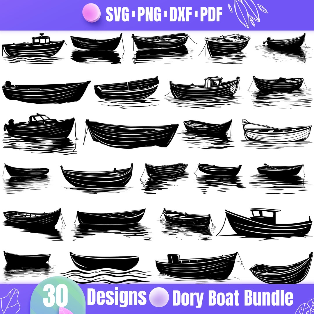 High Quality Dory Boat SVG Bundle, Dory Boat Dxf, Dory Boat Png, Dory ...