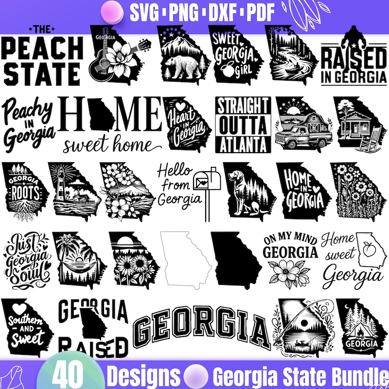 Georgia Bulldogs Svg - Etsy