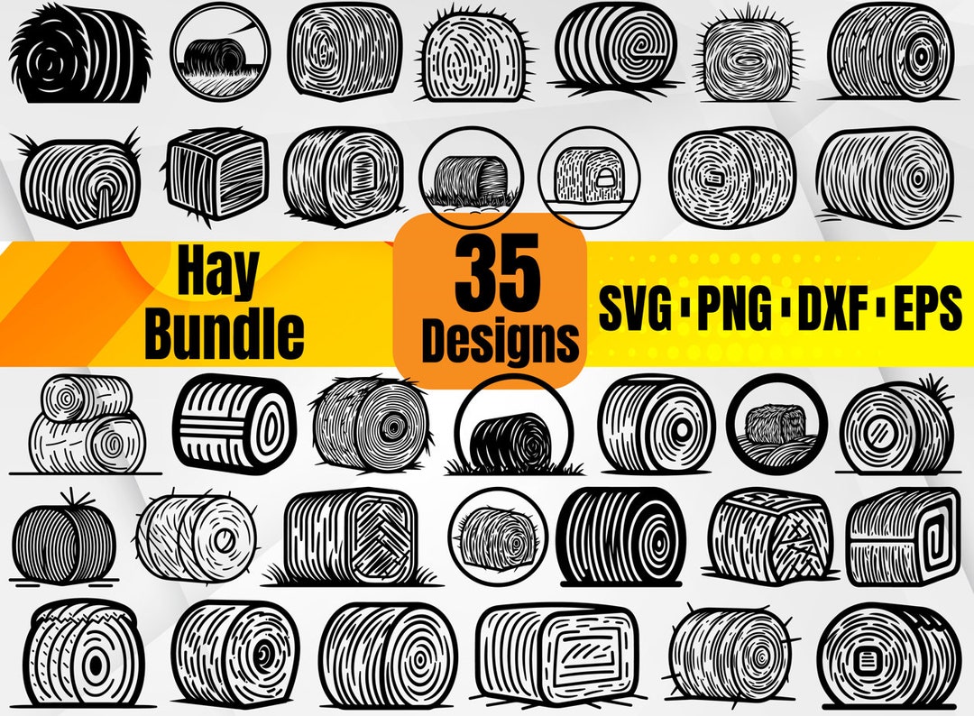 Hay Svg - Rustic Farm Designs for Country Living and Crafts - Etsy