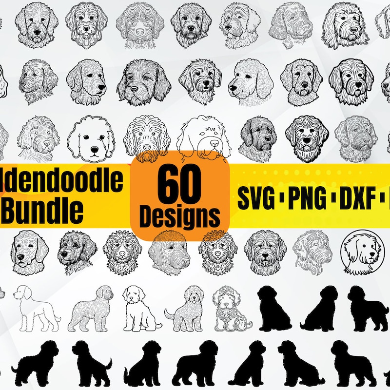Goldendoodle Svg - Etsy
