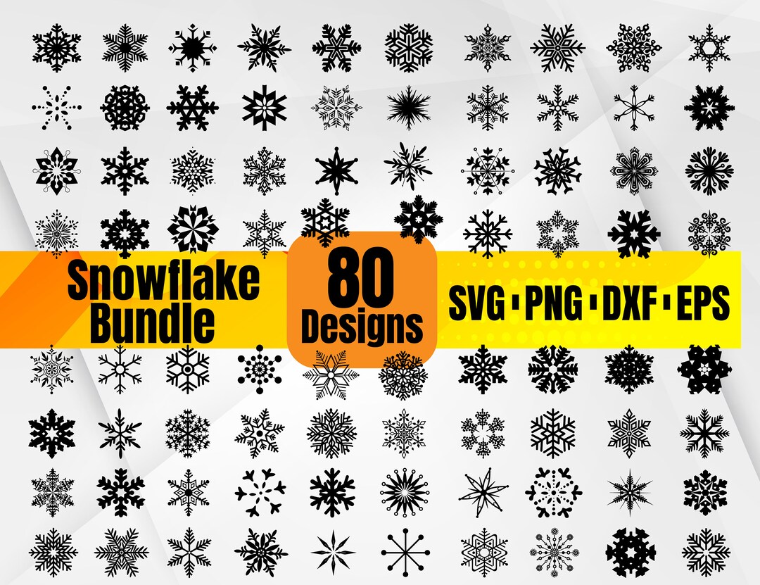 Snowflake Svg - Delicate Winter Design for Crafts and Decor - Etsy