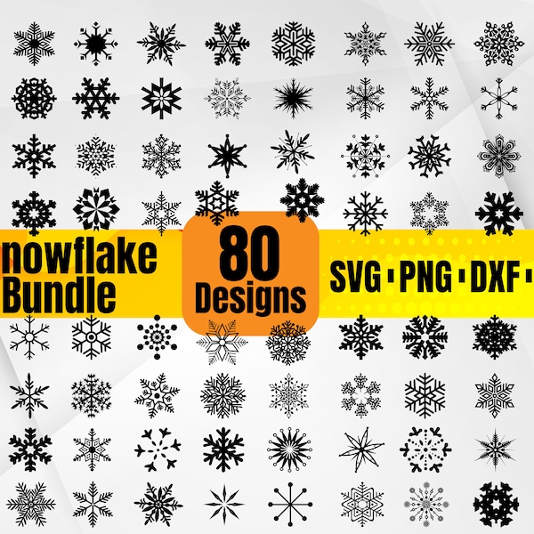 Snowflake Svg - Etsy