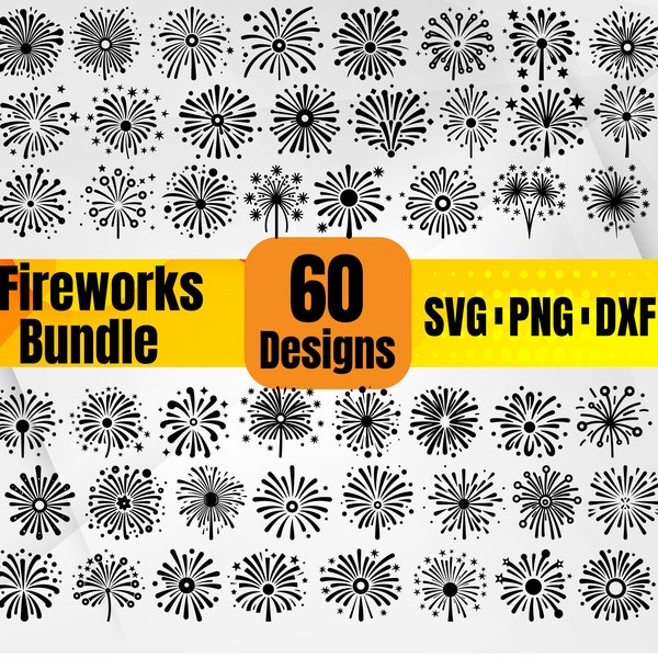 Fireworks Svg - Etsy