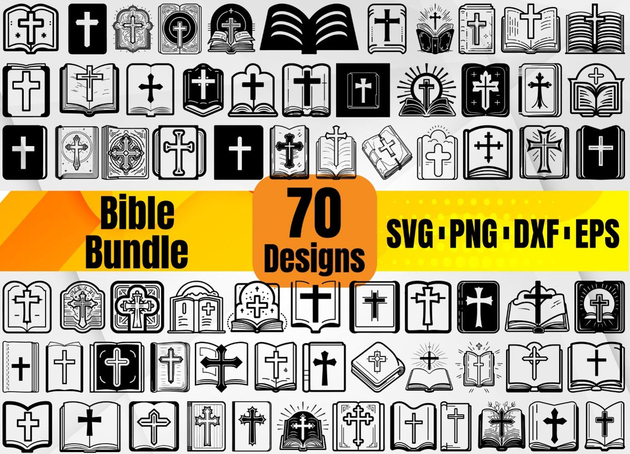 High Quality Bible SVG Bundle, Bible Book Svg, Holy Bible Svg,bible ...