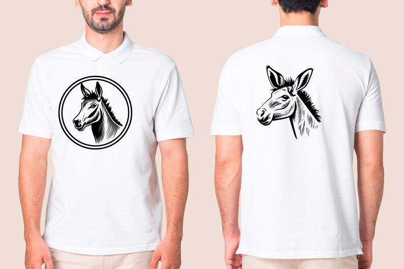 Donkey Vector, Mule Outline, Farm Animal Svg Cut File - Etsy