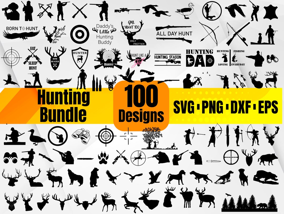 High Quality Hunting SVG Bundle, Hunting Monogram, Hunting Svg, Hunting ...