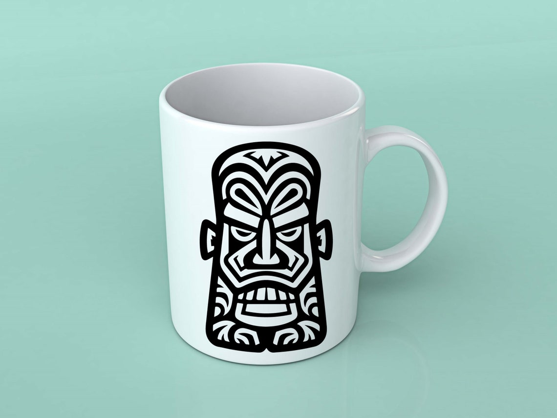 High Quality Tiki SVG Bundle Tiki Head Tribal Svg Tiki - Etsy