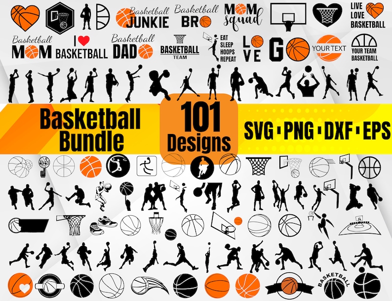 High Quality Basketball SVG Bundle Basketball Svg Basketball - Etsy