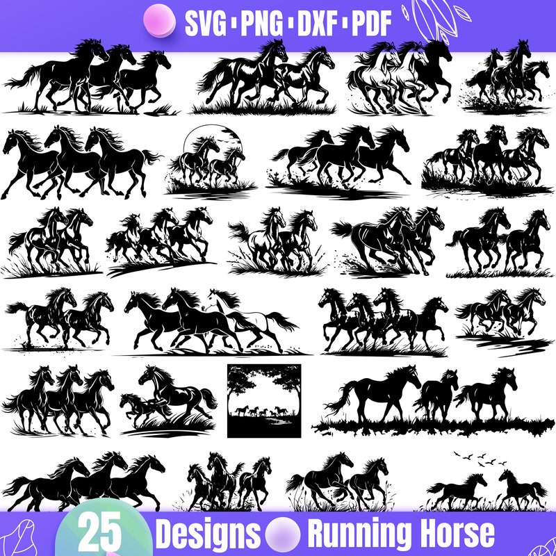 Horse Svg - Etsy