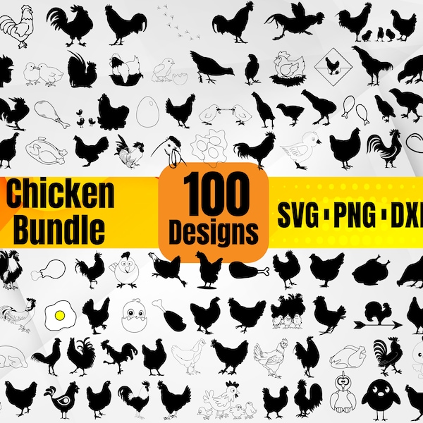 Chicken Svg - Etsy