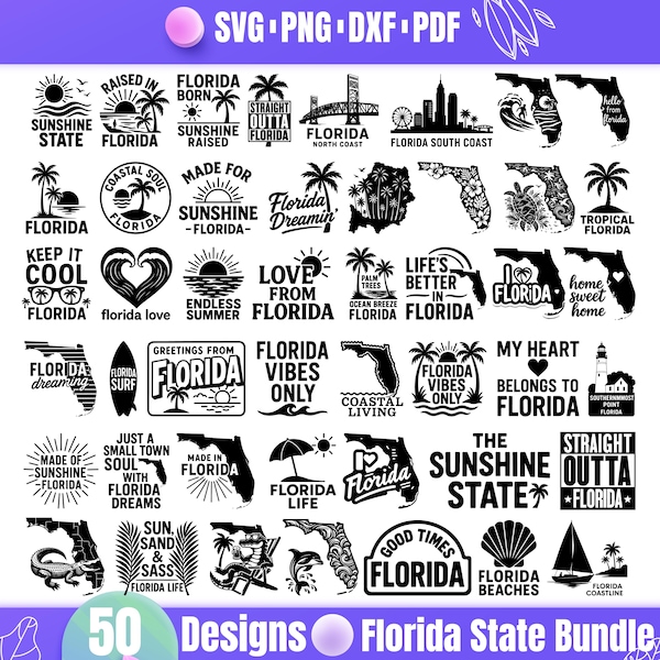 Florida Home Svg - Etsy