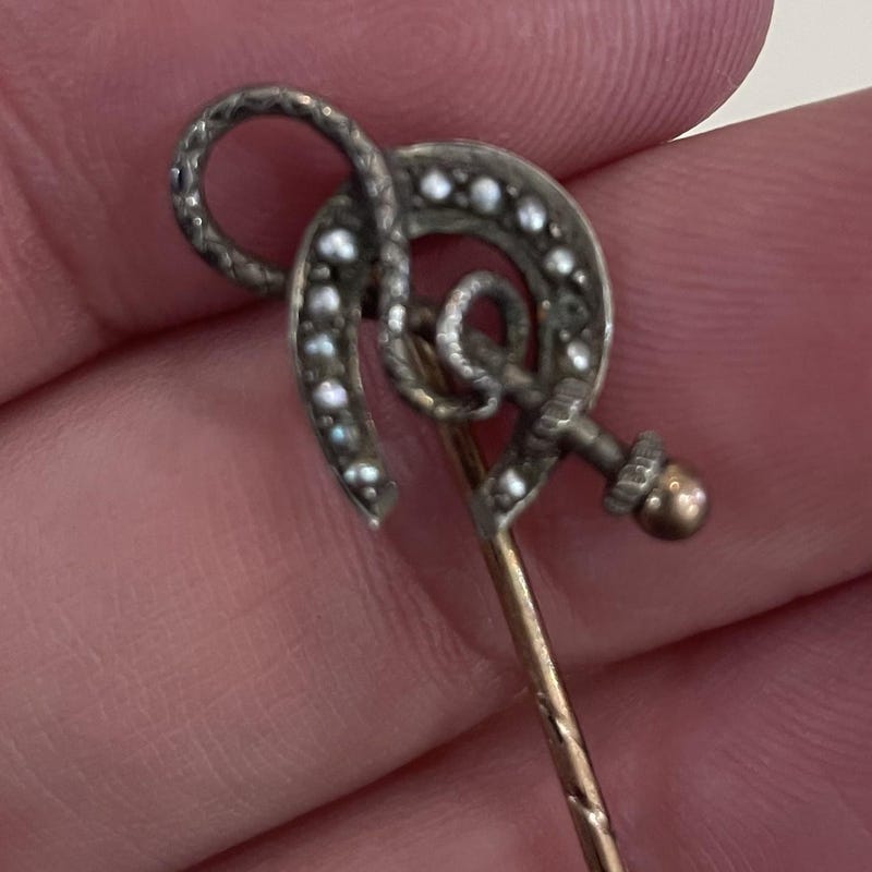 Art Nouveau Hat Pin - Etsy