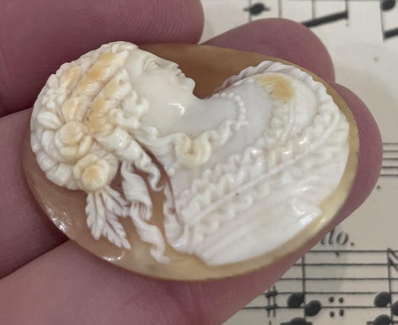 Rare Antique Italian Carved Shell Cameo Mythology Rom… - Gem