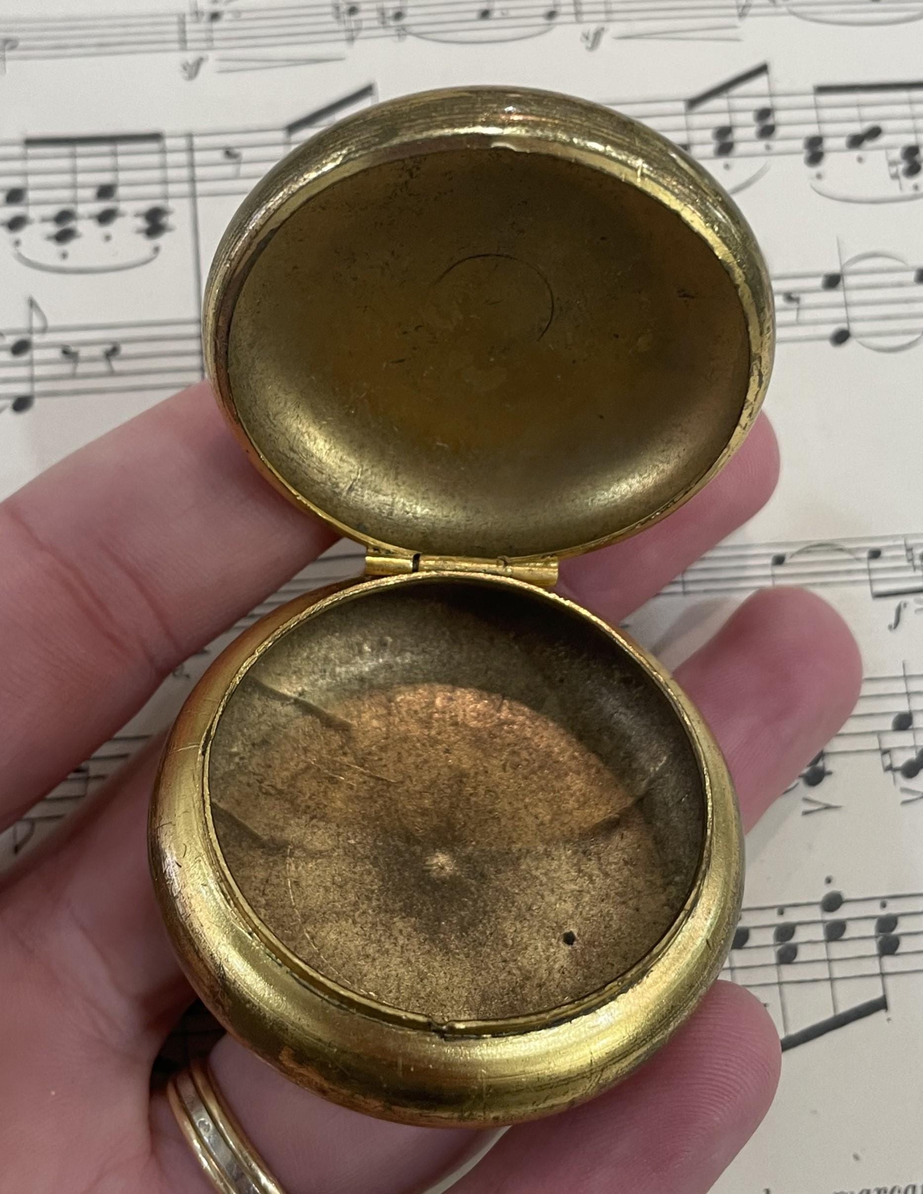 Rare Antique French Enameled Pill Box C1900 - Etsy