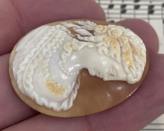 Rare Antique Italian Carved Shell Cameo Mythology Rom… - Gem