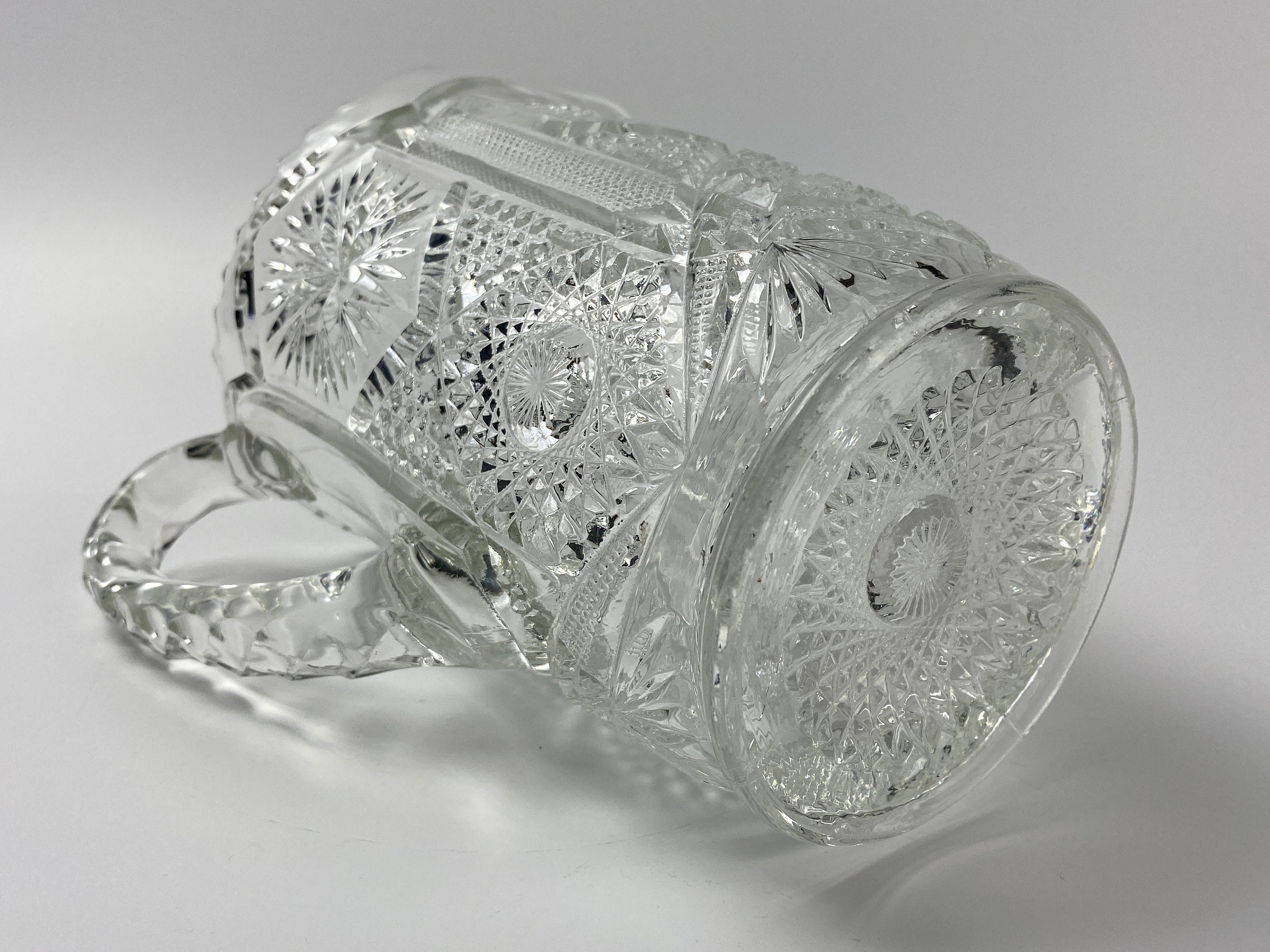 Antique American 2-pint Pitcher Imperial Glass Company - Etsy