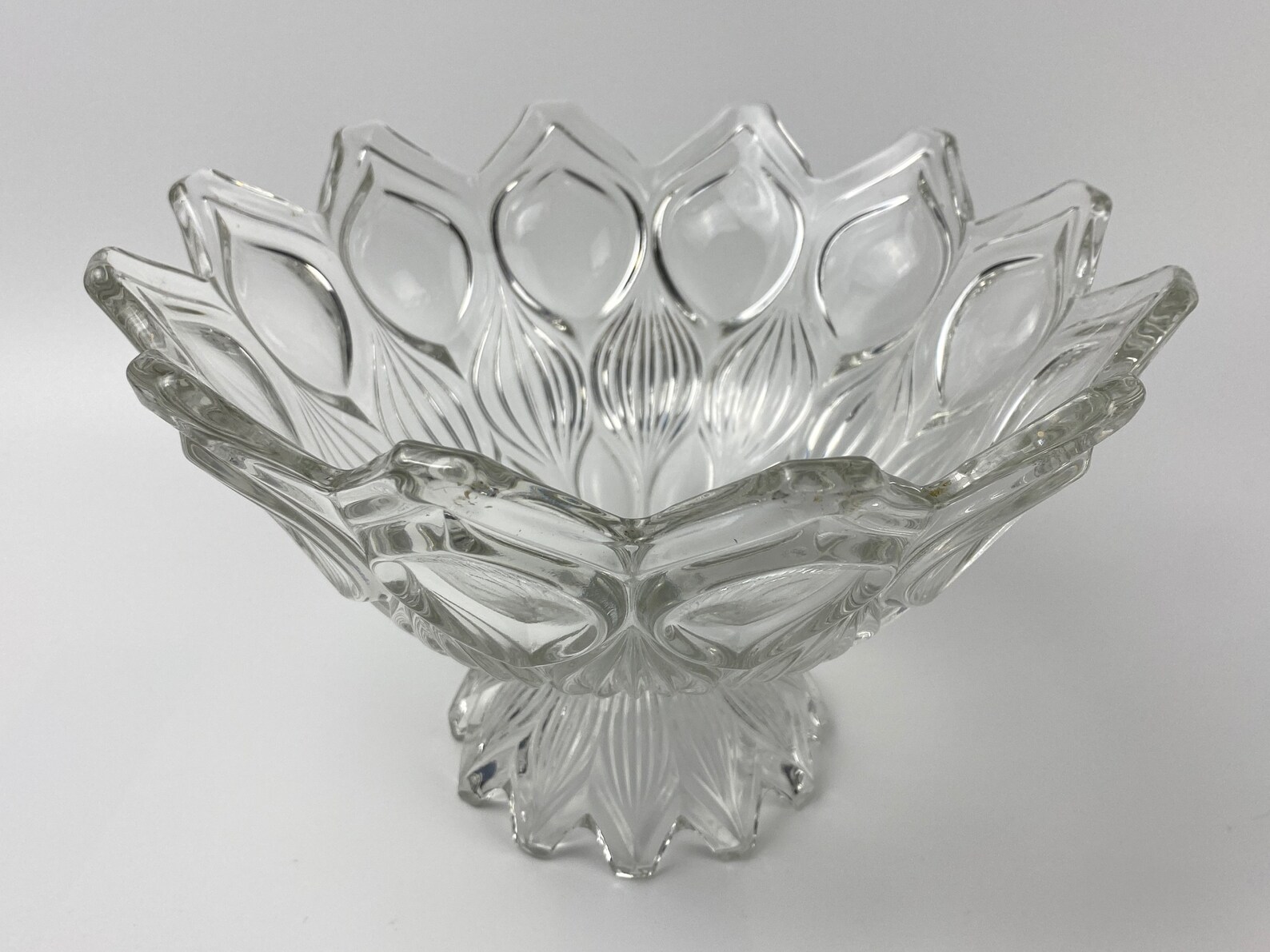 Czech 10 Glass Centerpiece Bowl Libochovice Glassworks - Etsy