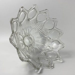 Czech 10" Glass Centerpiece Bowl - Libochovice Glassworks - Ca. 1980s ...