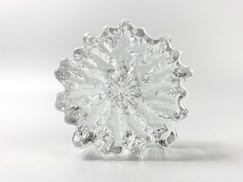 Norwegian Crystal Votive Candle Holder - Hadeland Glassworks 'nautilus ...