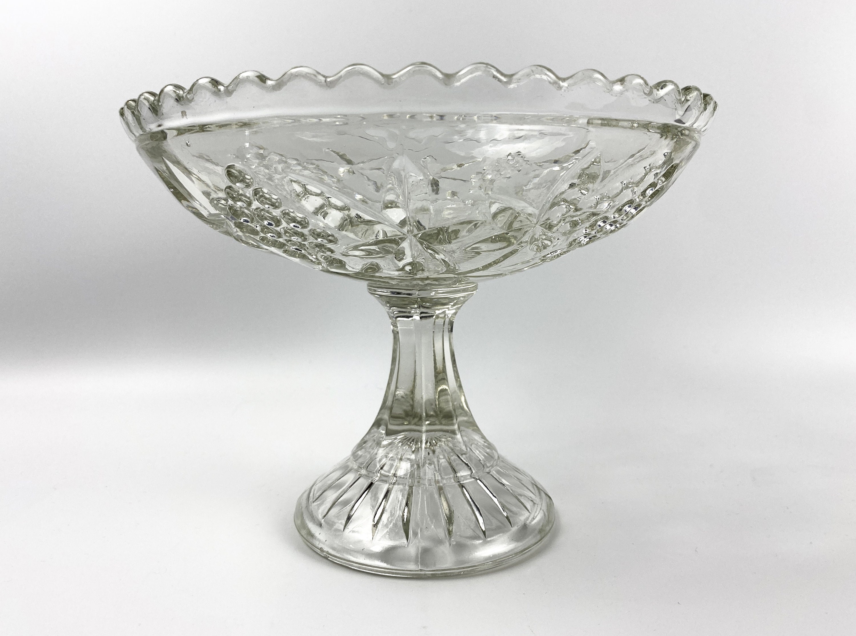 Australian 9 Glass Comport Crown Crystal Glass Company - Etsy