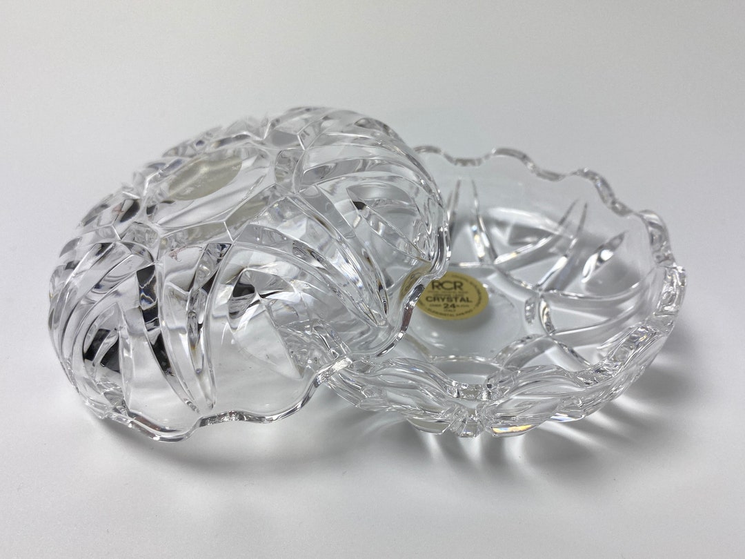 Italian Crystal Jewellery or Trinket Box - Royal Crystal Rock (RCR) - Etsy
