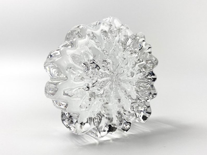 Norwegian Crystal Votive Candle Holder - Hadeland Glassworks 'nautilus ...