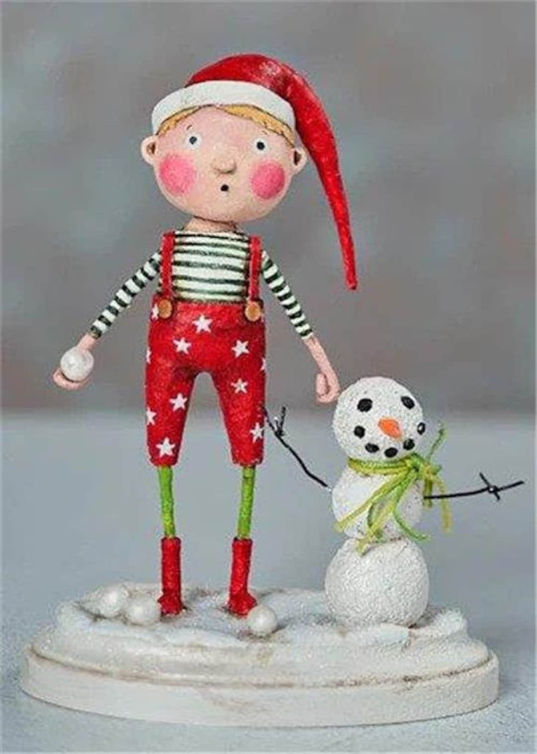 Lori Mitchell SNOWY JOEY Collectible Christmas Figurine NEW 15535 - Etsy