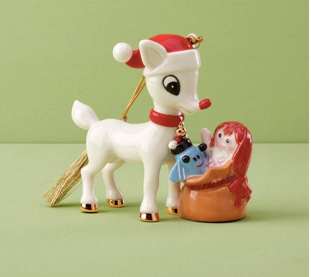 LENOX 2024 RUDOLPH Red Nosed Reindeer Delivering Toys Christmas ...