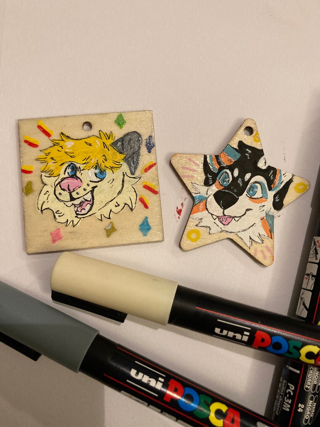 Furry Fursuit Collar Tag Keychain Commission - Etsy