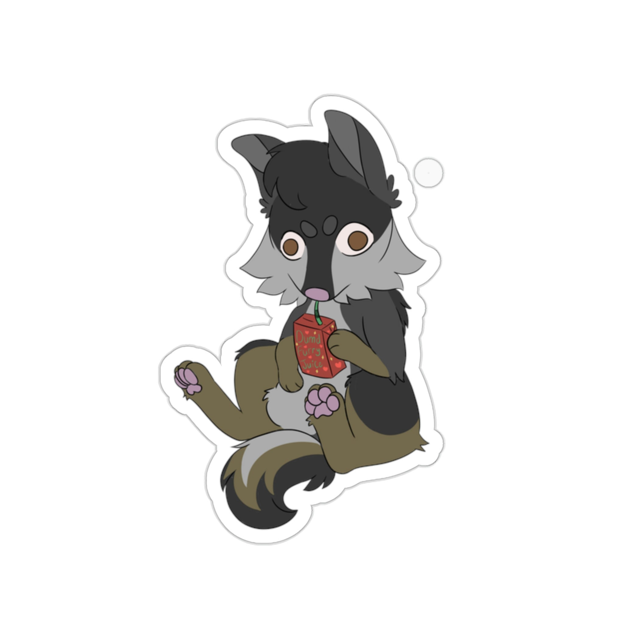 Dumb Furry Juice Die-cut Sticker - Etsy