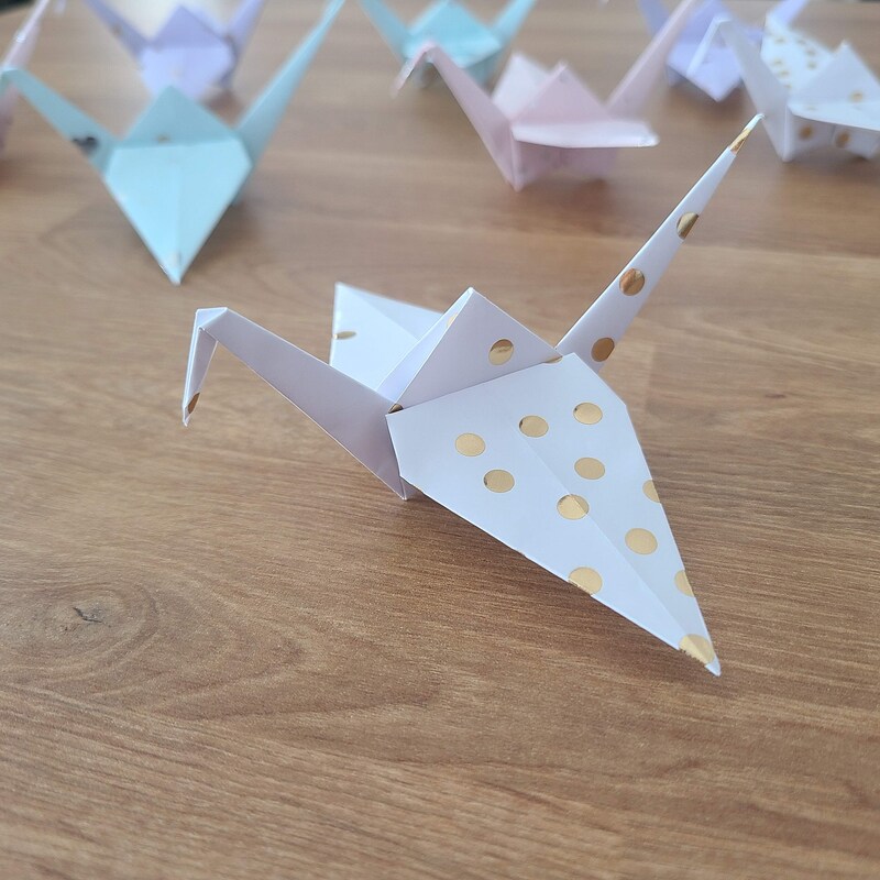 Paper Crane Decorations - Etsy