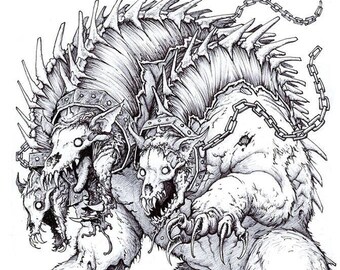 Cerberus Signed 8x10 Print - Etsy