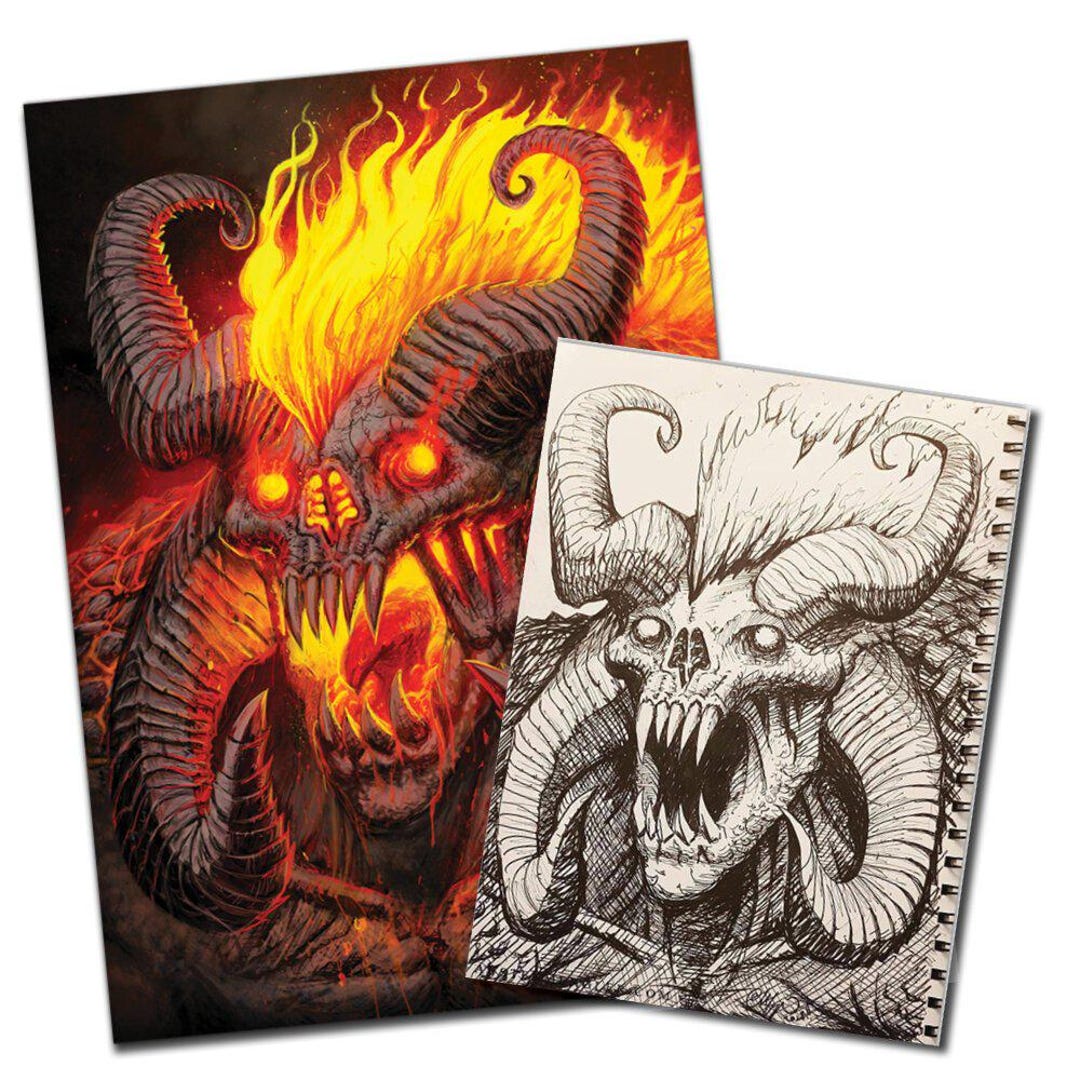 BALROG - the Lord of the Rings Fan Art - 2019 - Signed A3 Print or ...
