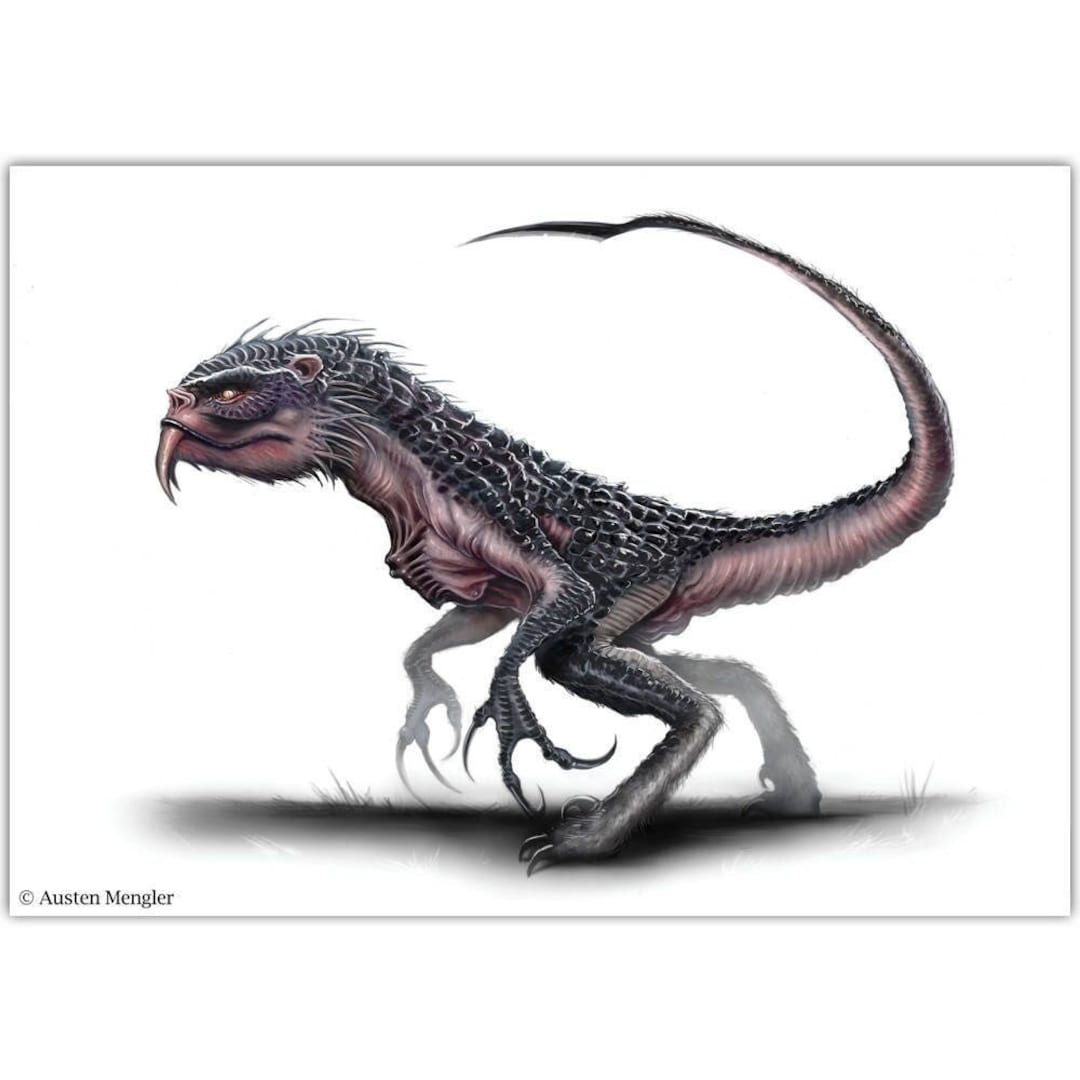 Mammal Raptor (2012) - Unreleased Horror Film Creature Design - Signed ...