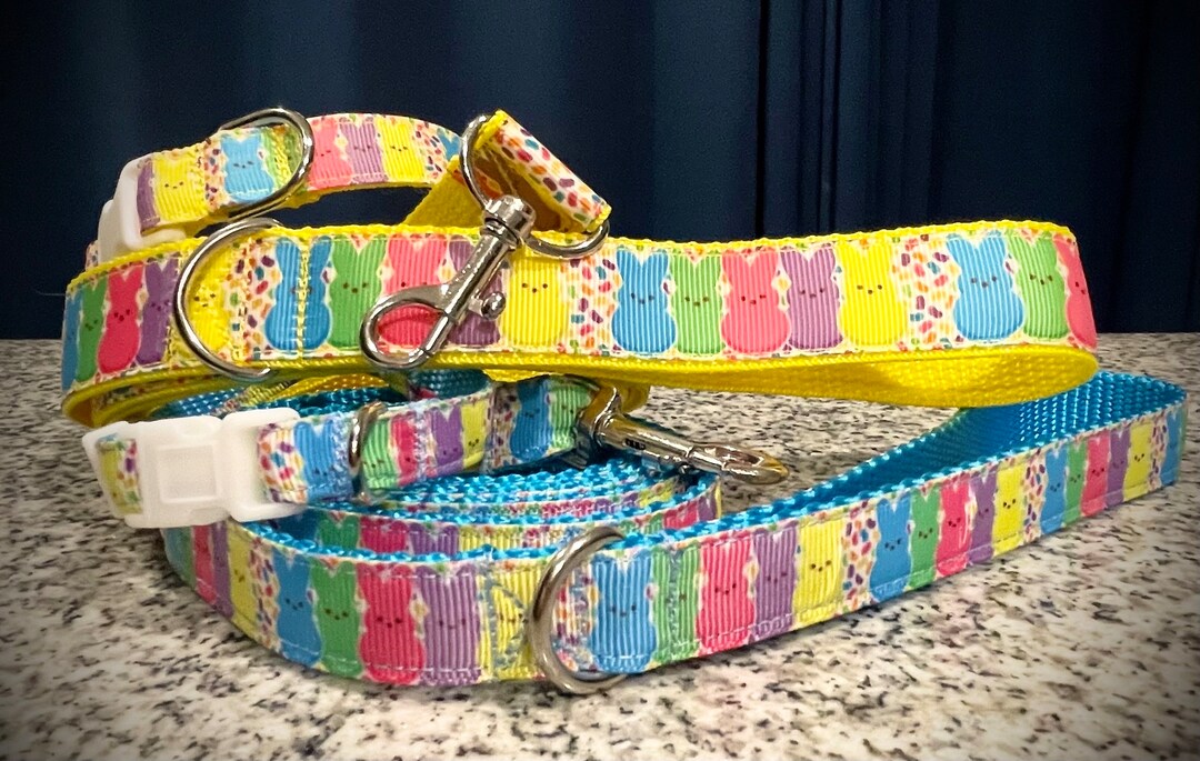 Easter Peeps Leash and Collar Set - Etsy