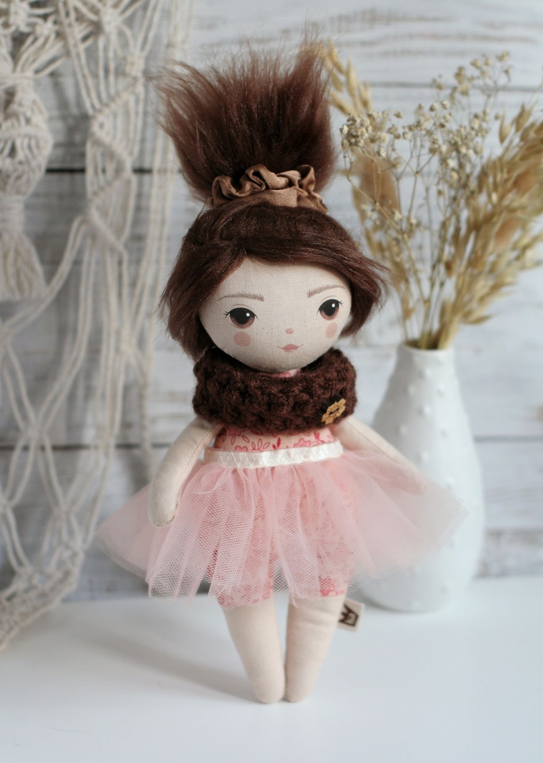 Tiny Geraldine Tiny Romia Doll Hand Made Doll Cloth Doll - Etsy