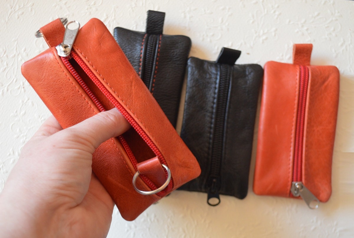 Leather key holder useful gift for mother purse womens gift | Etsy