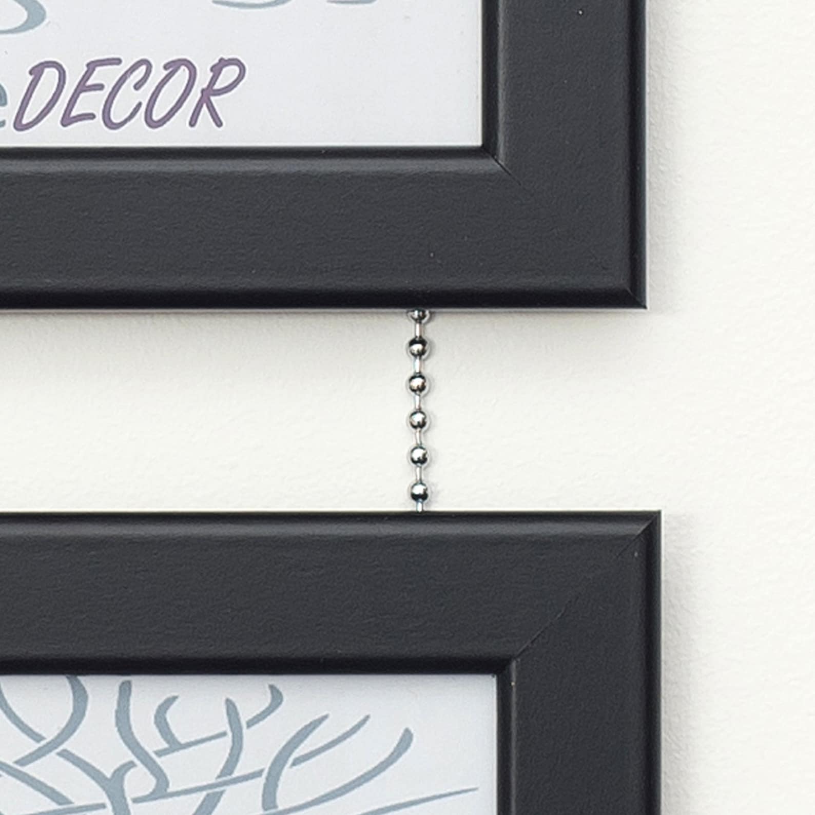 Triple Photo Picture Frame Linked Together With Chrome Ball | Etsy UK