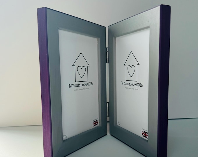 Collage Multiple Opening Picture Frame With 12 Large Wallets (2-1/2"x3 ...