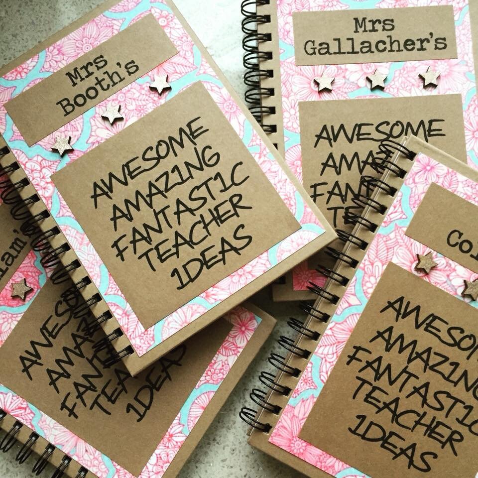 Personalised Teacher Nursery Uni Note Book Journal Notebook - Etsy UK