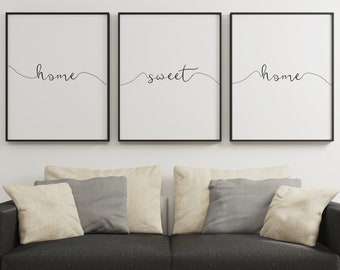 Welcome home print | Etsy