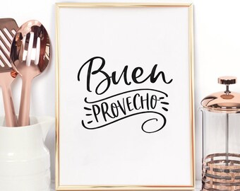 Spanish Food Sign - Etsy