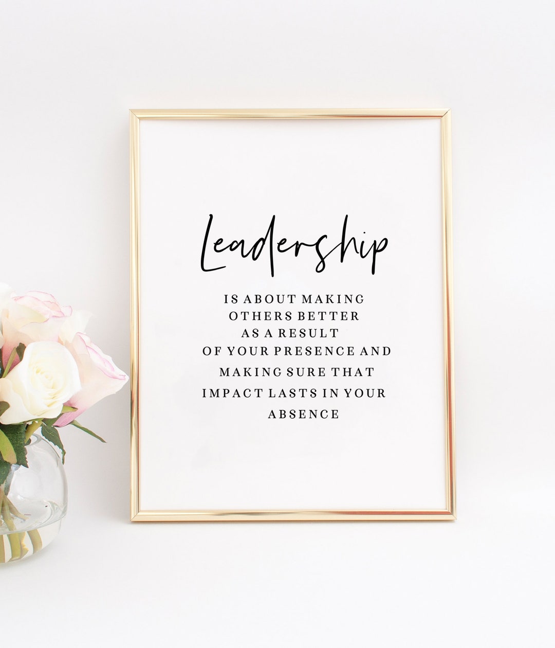 LEADERSHIP WALL ART, Leadership Gifts,leadership Sign,office Decor ...