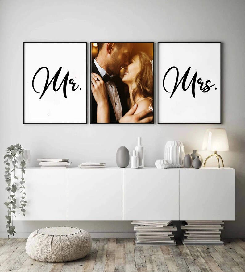 CUSTOM PHOTO GIFT Couple Sign Couple Gift Mr Mrs Gift - Etsy