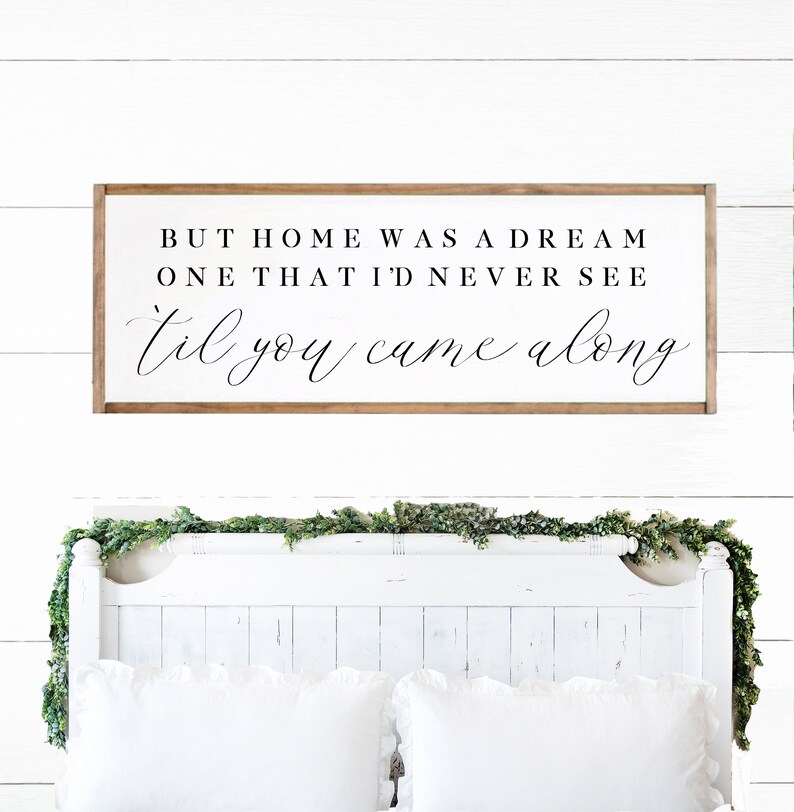 But Home Was A Dream Sign Cover Me up Sign Cover Me up - Etsy