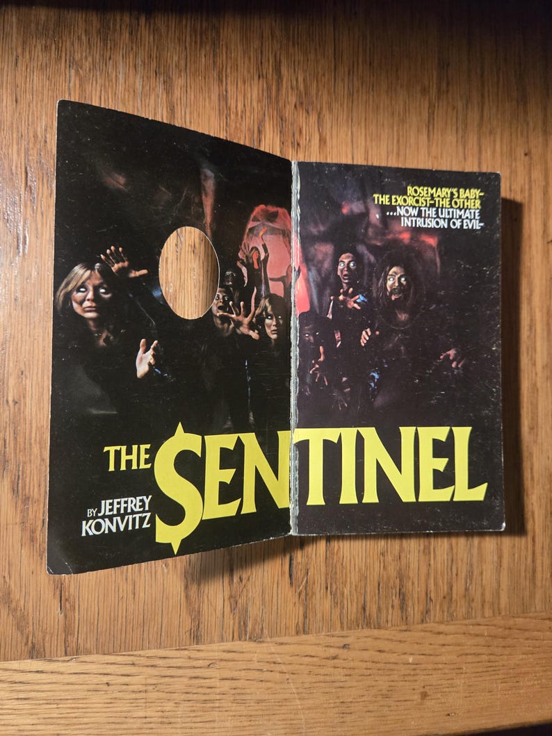 The Sentinel by Jeffrey Konvitz - Vintage Horror - Paperback From Hell ...