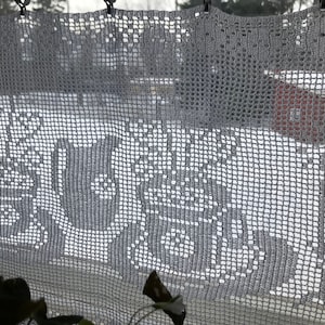 Pattern for Café Curtains Using Fillet Crochet Technique - Etsy