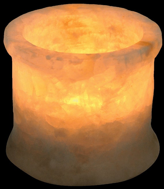 Egyptian Soft White Alabaster Stone Hand Carved Tea Light | Etsy