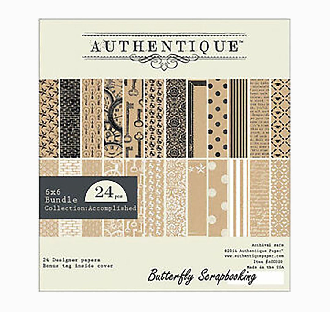 CLEARANCE!!! - Authentique 6x6 Paper Pad - Accomplished - Etsy